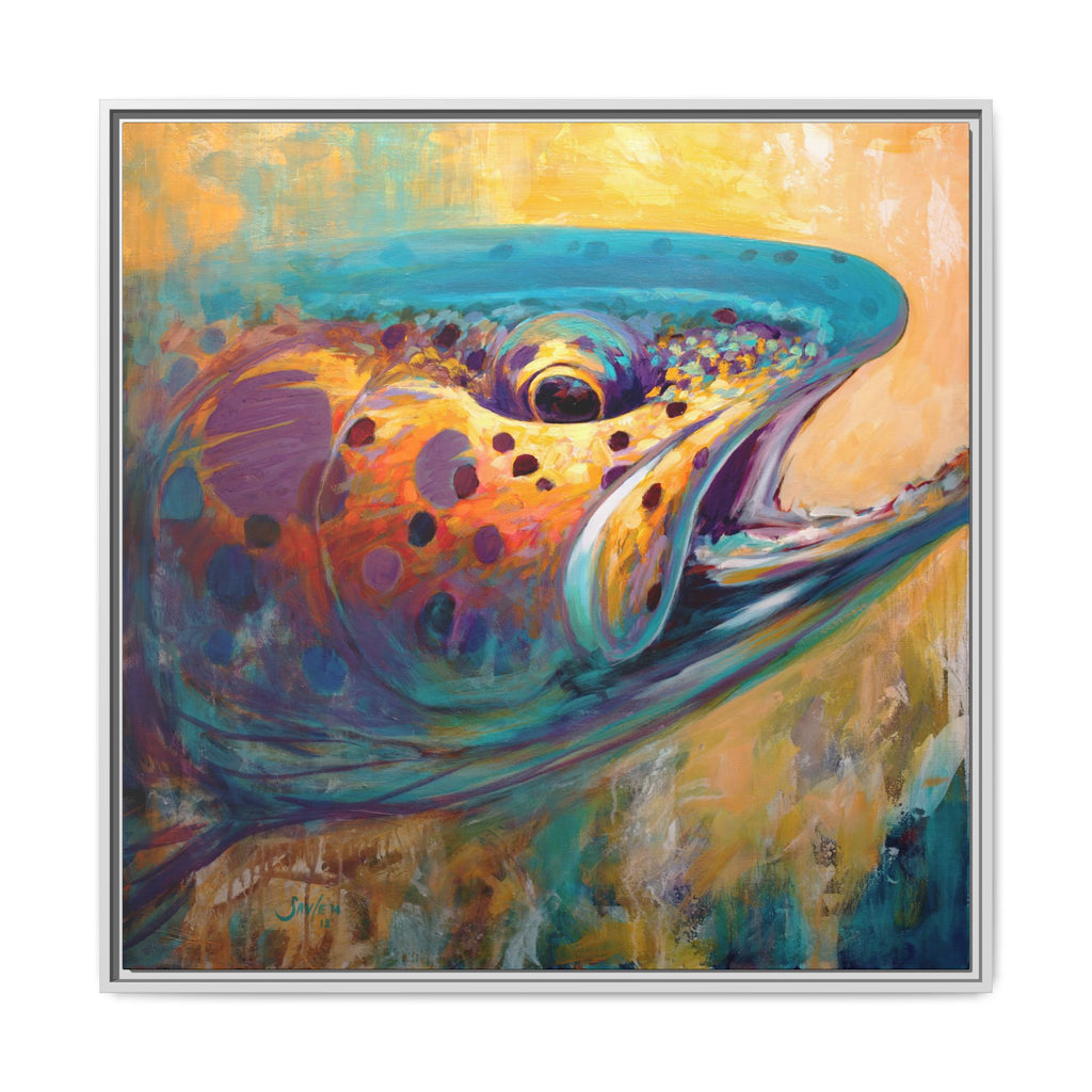 "Fire From Water" Apache Trout - framed art