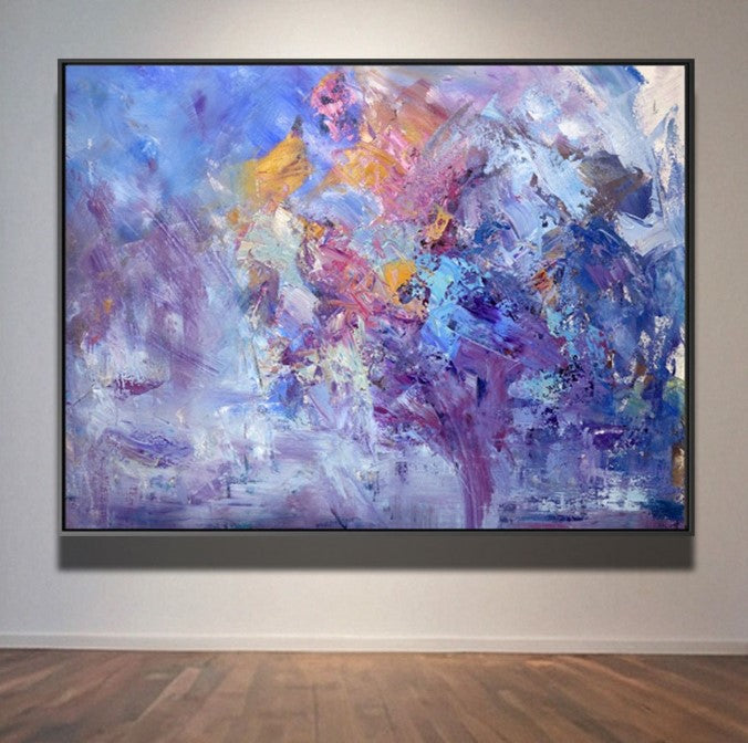 "Life is a Circus" Original 50"x 60" Abstract Painting