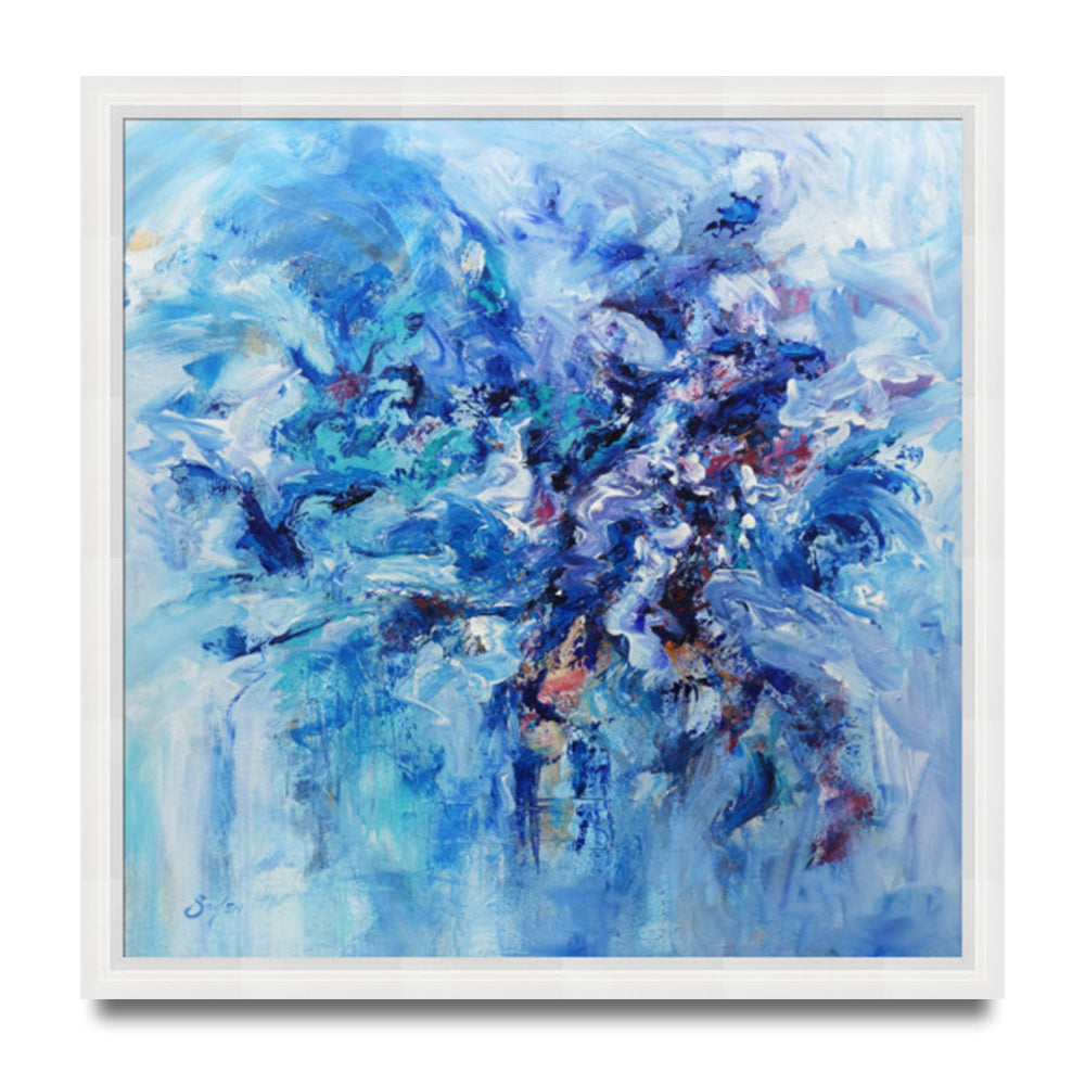 "Splash" Original 30" X 30" Abstract Painting