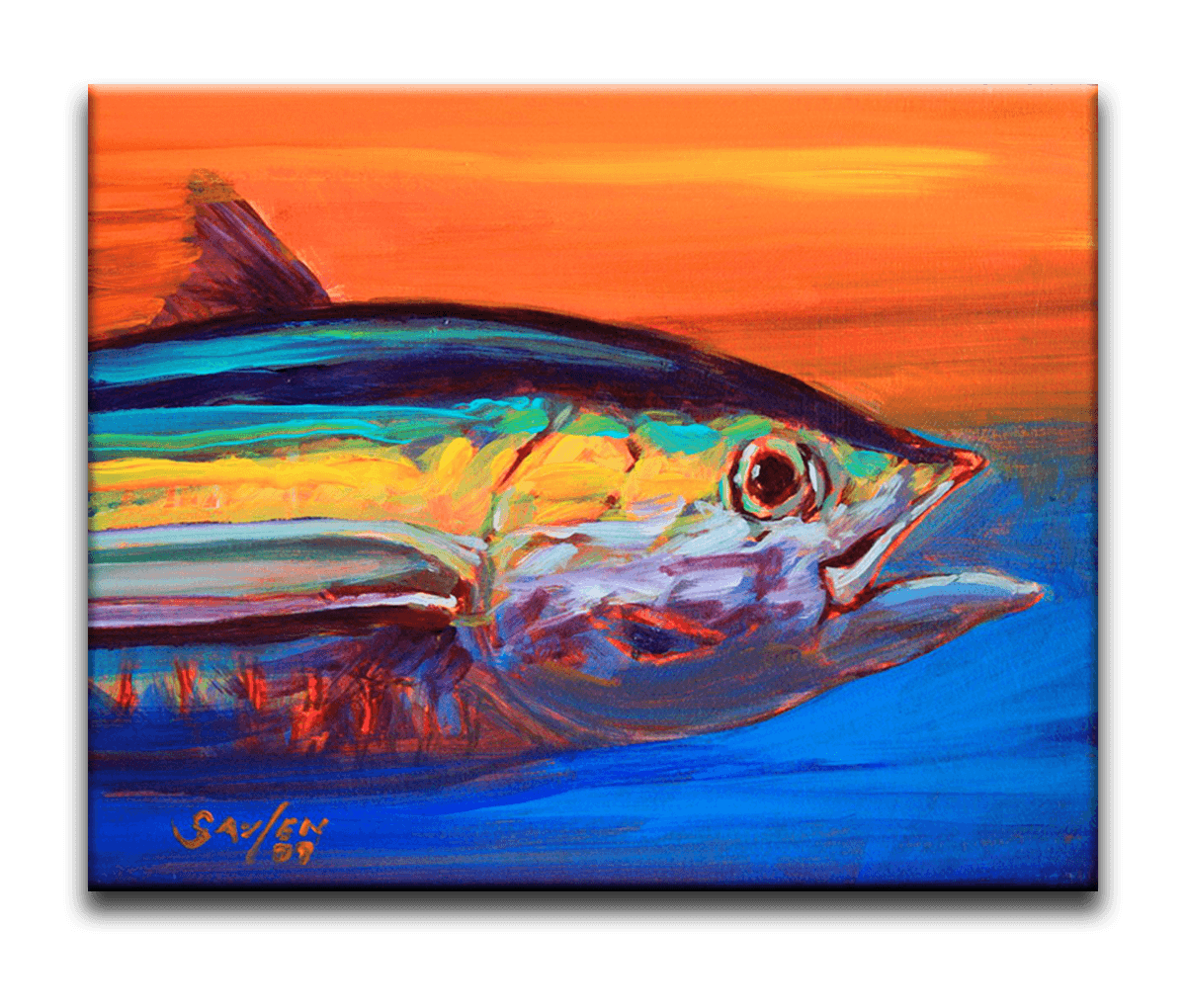 "Tuna Portrait" Fine Art Tile