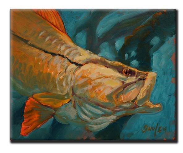 "Snook Study" Fine Art Tile